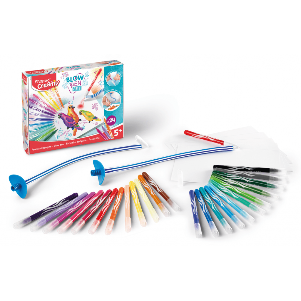 Maped Creativ Blowpen Airbrush – 24 Colours - Maped Helix SA