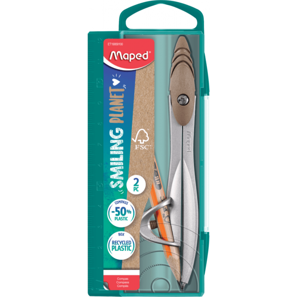 MAPED Smiling Planet Compass Study – Pencil FSC - Maped Helix SA