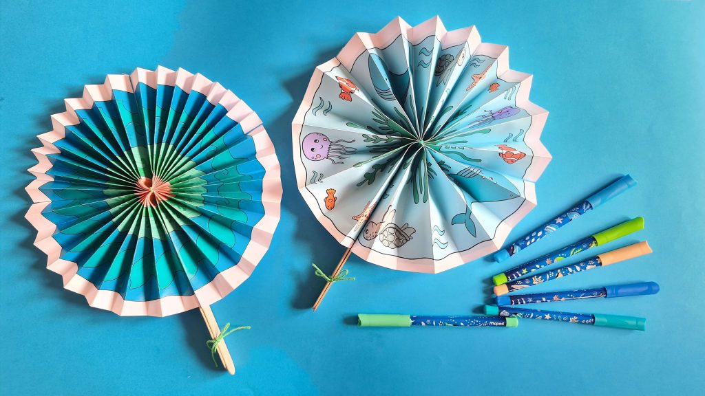 Make Your Own Ocean Day Fan - Maped Helix SA