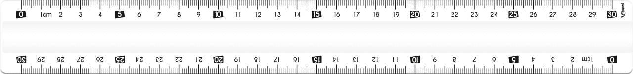 MAPED Ruler Unbreakable 30cm - Clear - Maped Helix SA