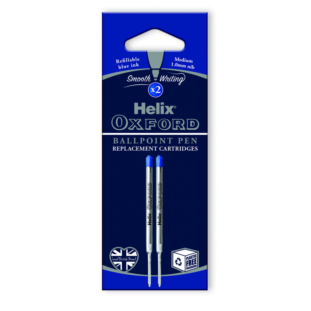 HELIX OXFORD Ballpen Refill Medium Blue 2’s - Maped Helix SA