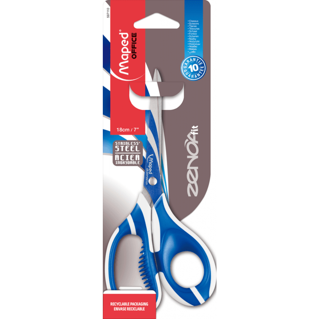 MAPED Scissors 18cm Zenoa Fit - Maped Helix SA