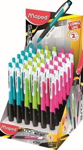 MAPED Scissors 17cm Advanced Green Black Handle - Maped Helix SA