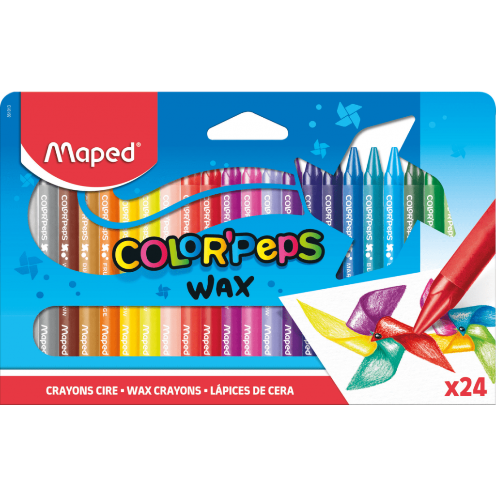 MAPED Wax Crayons Color’Peps Triangular 24’s - Maped Helix SA
