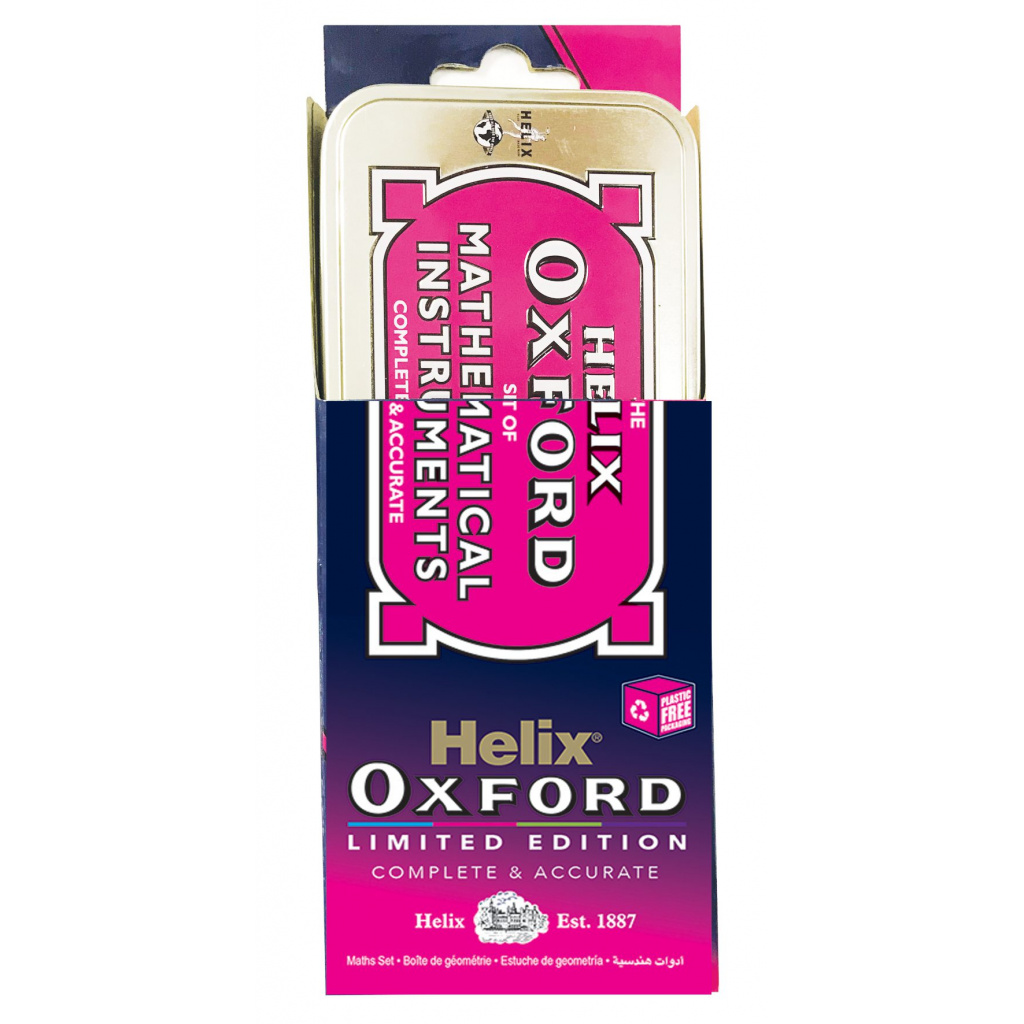 HELIX OXFORD Math Set 10 Piece – Pink - Maped Helix SA