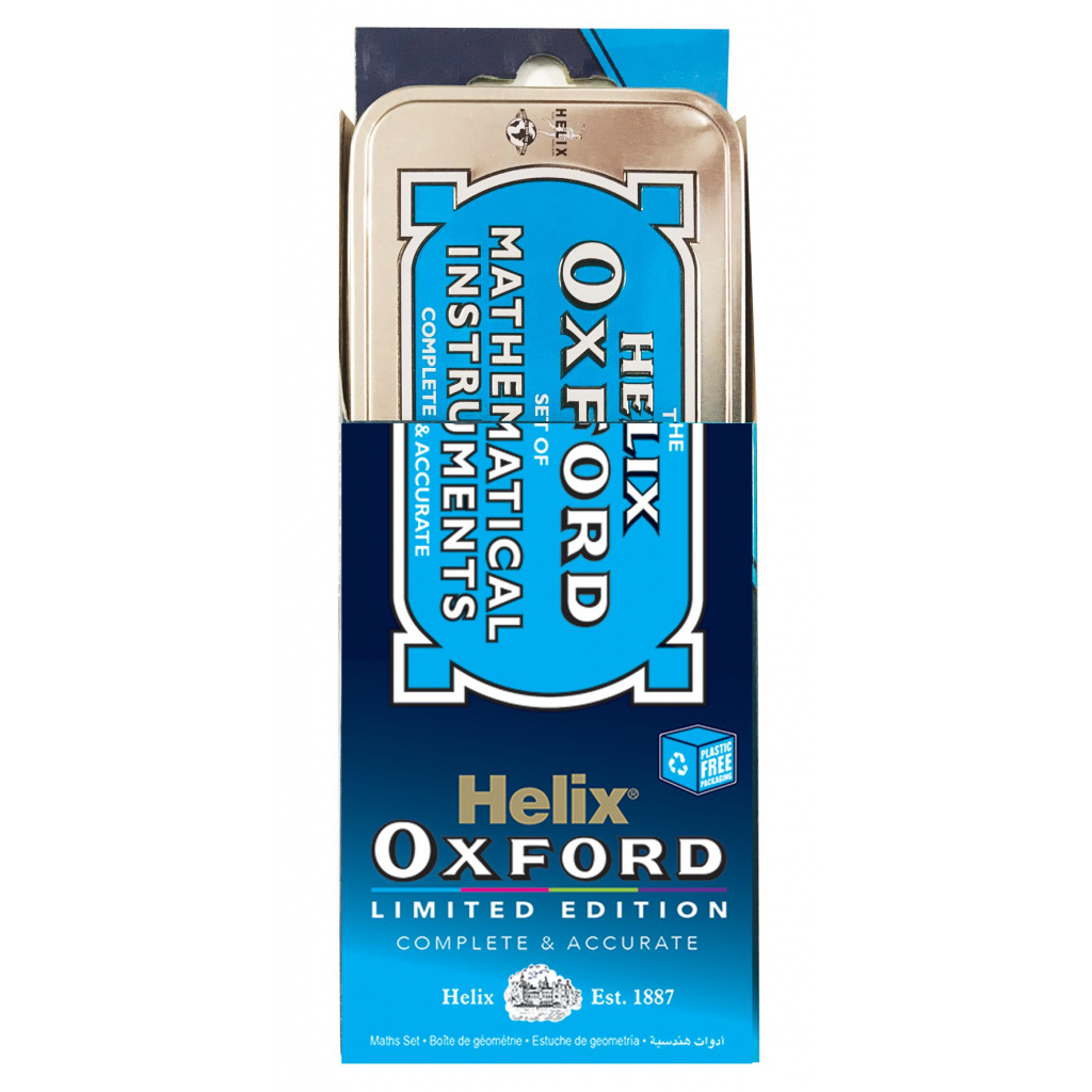 HELIX OXFORD Math Set 10 Piece – Blue - Maped Helix SA
