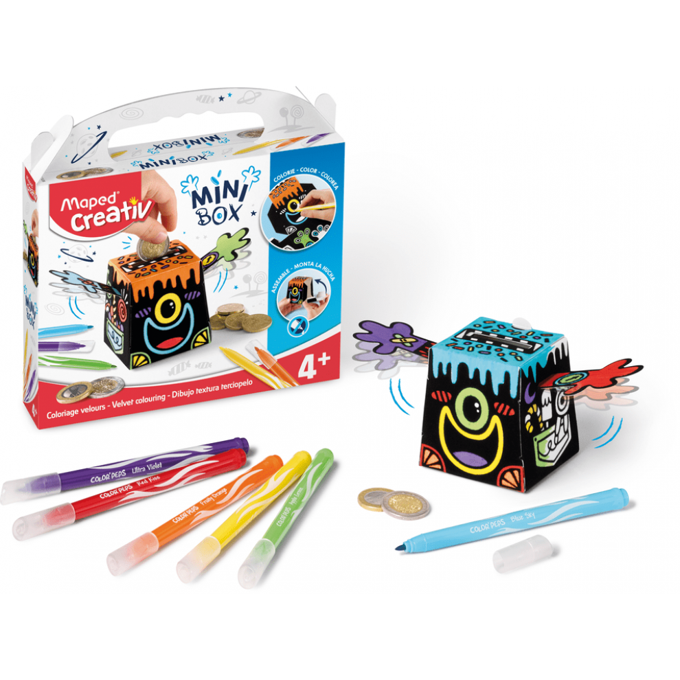 MAPED CREATIV Mini Box – Velvet Colouring - Maped Helix SA