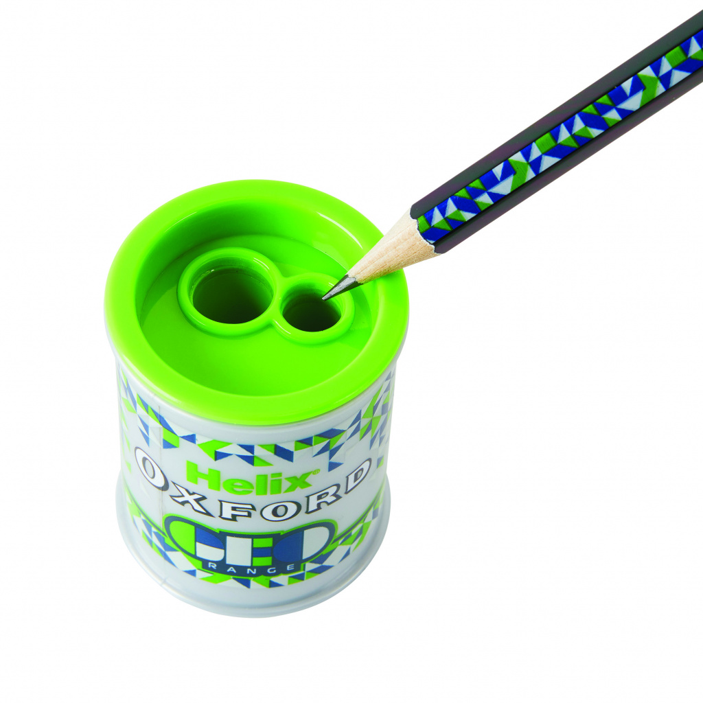HELIX OXFORD GEO Barrel Sharpener 2Hole – Green - Maped Helix SA