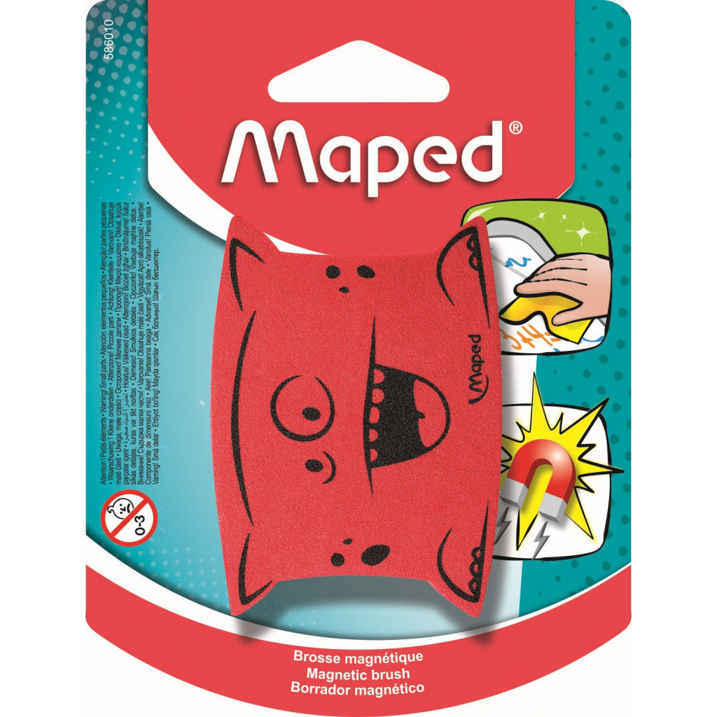 MAPED Magnetic Black & Whiteboard Eraser - Maped Helix SA