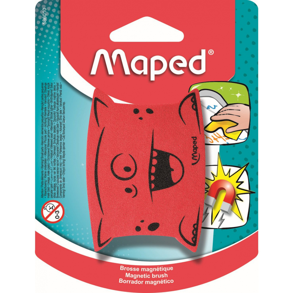 MAPED Magnetic Black & Whiteboard Eraser - Maped Helix SA