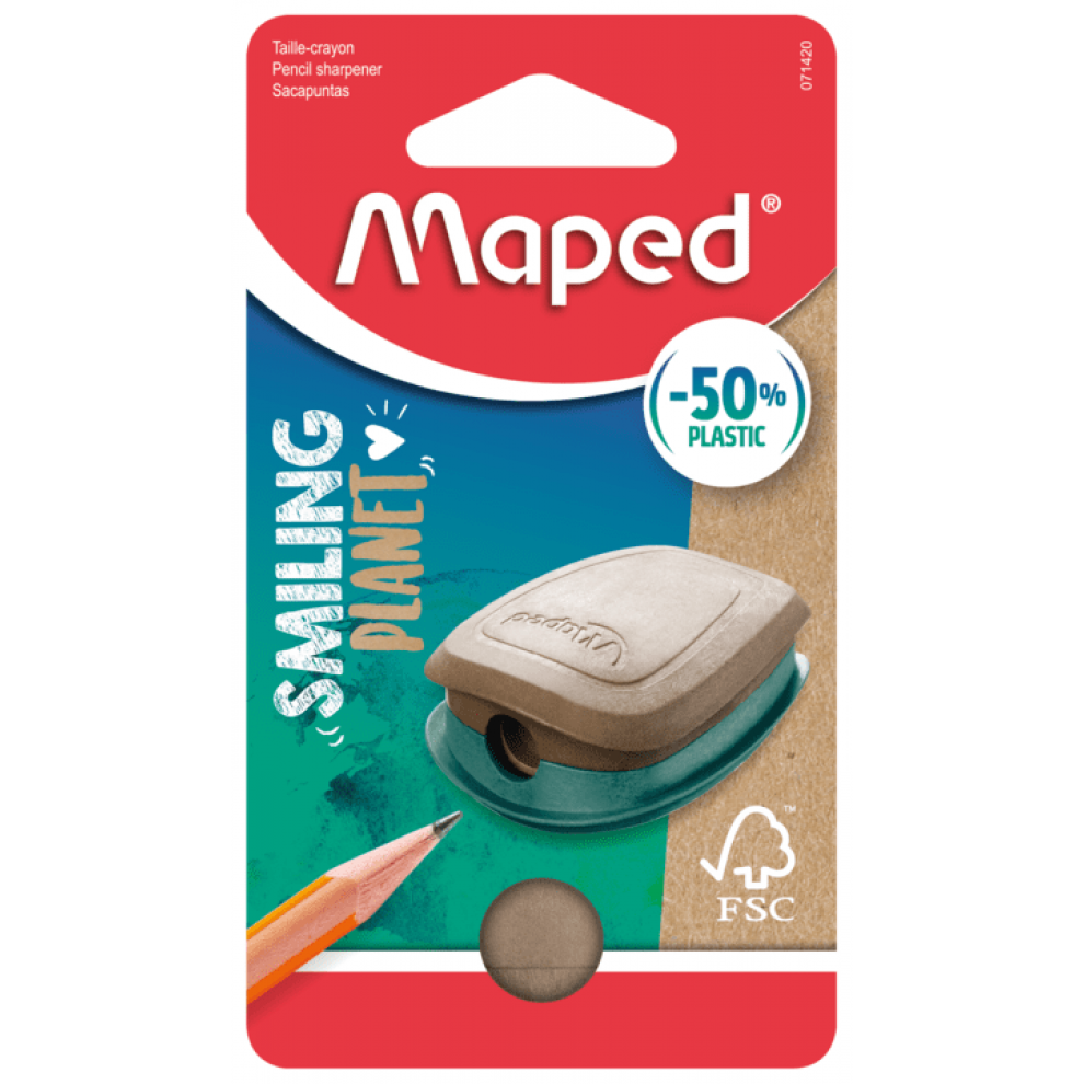 MAPED Smiling Planet Sharpener 1 Hole FSC - Maped Helix SA