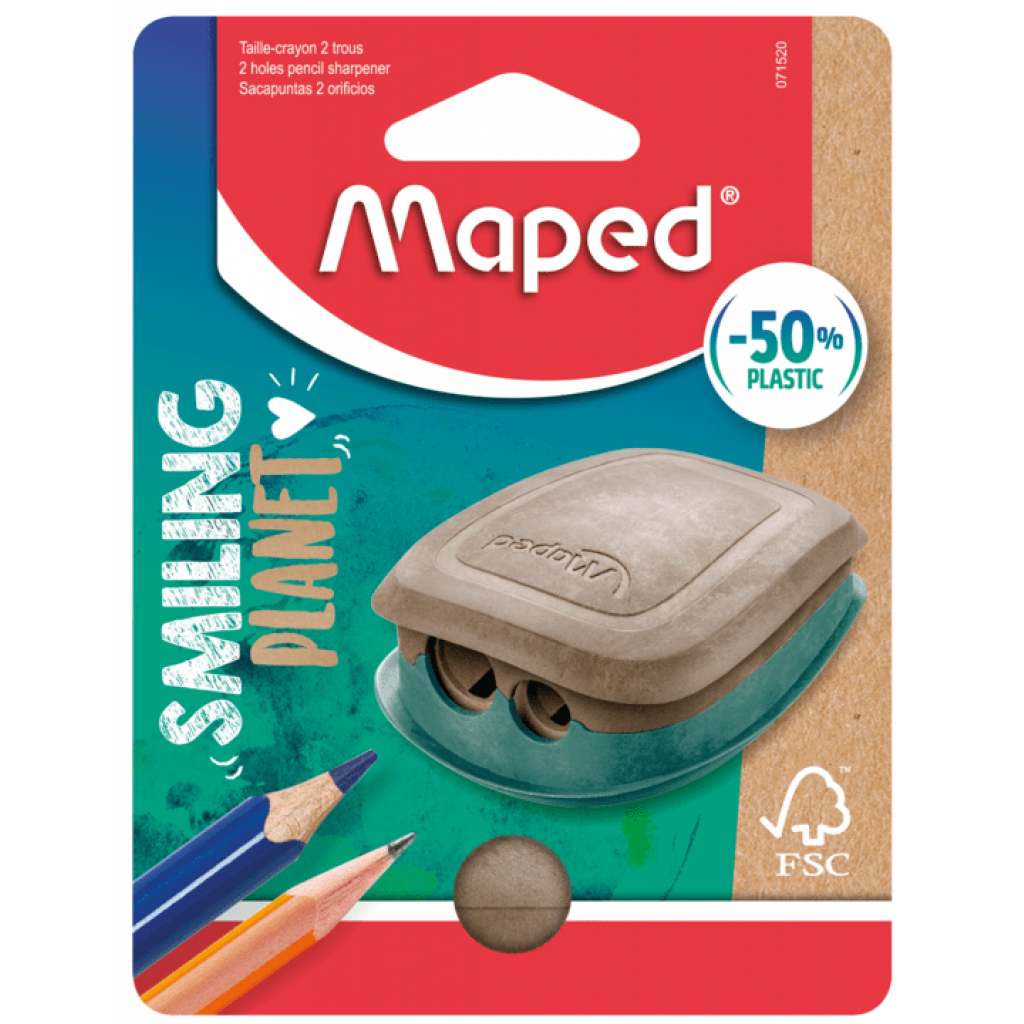 MAPED Smiling Planet Sharpener 2 Hole FSC - Maped Helix SA