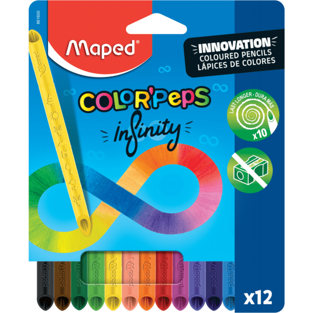 Maped Colour Pencil Infinity 12s - Maped Helix SA