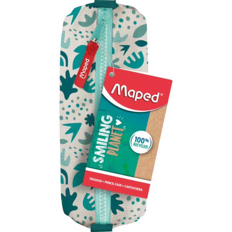 Maped Smiling Planet Pencil Case – 100% Recycled Fabric - Maped Helix SA